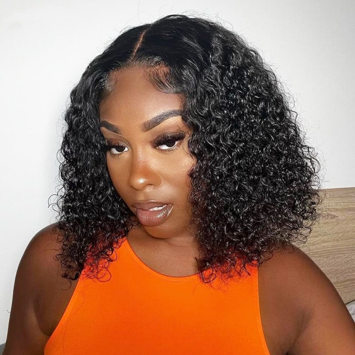 Wigfever Beginner Friendly Wear Go Wig Water Wave 180% Density Glueless ...