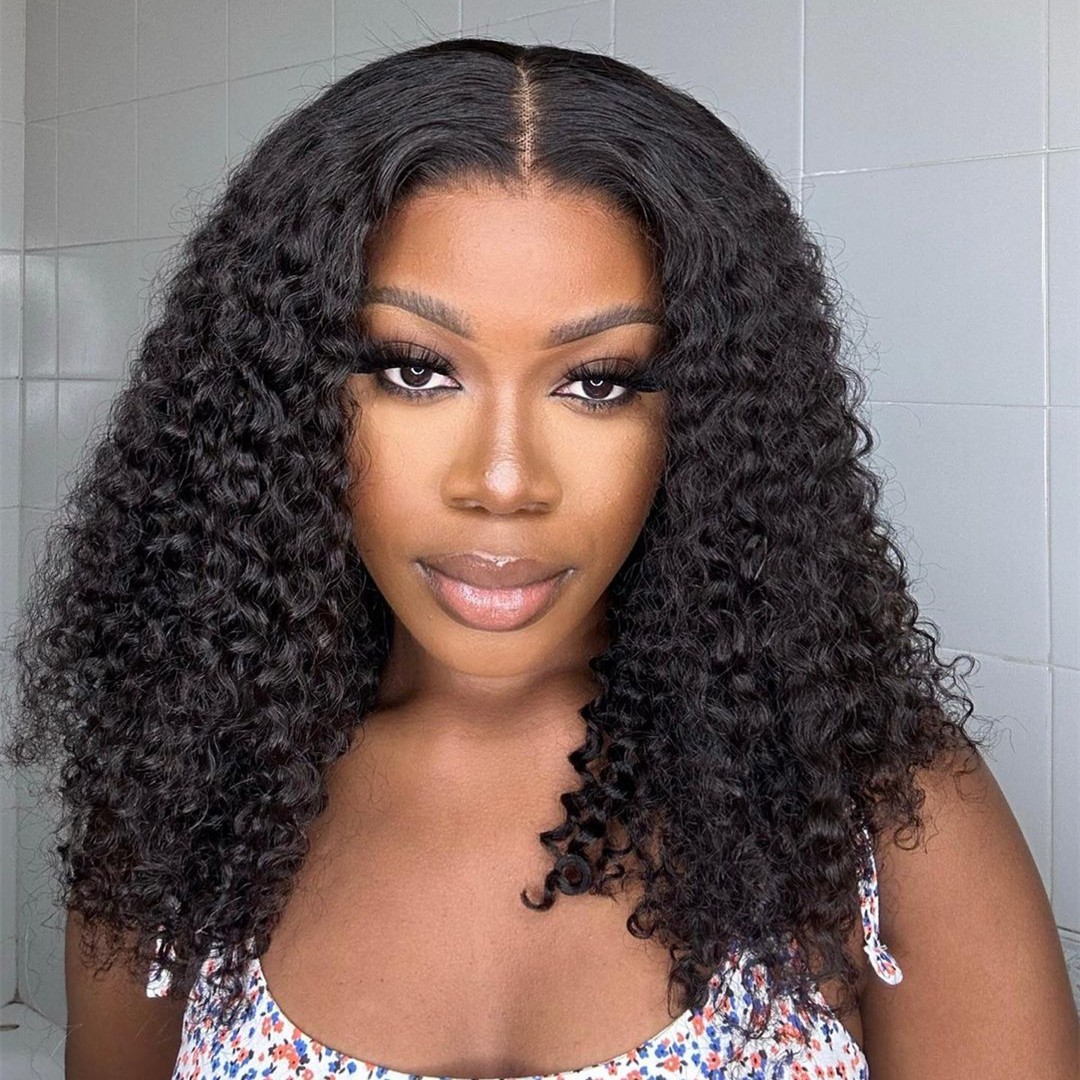 Wigfever Beginner Friendly Wear Go Wig Water Wave 180% Density Glueless ...